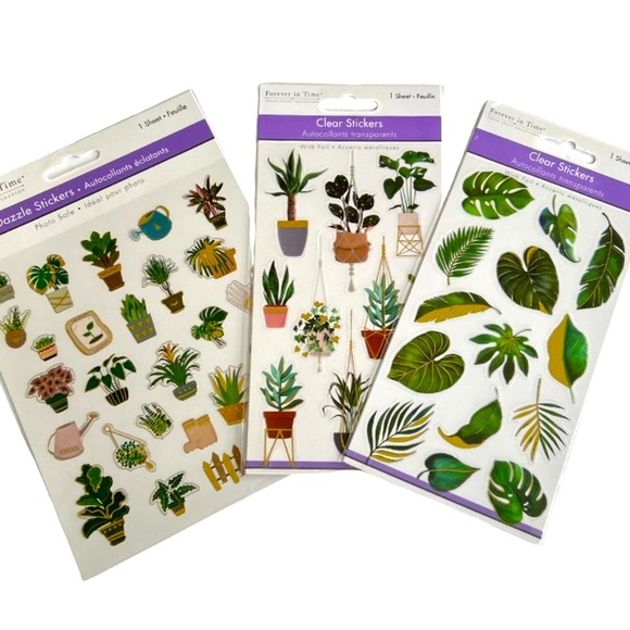 Forever in Time | Office | Plant Foliage Themed Clear Dazzle Craft ...